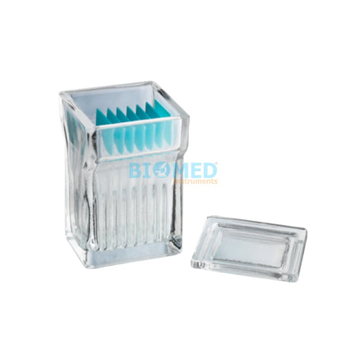 Vaso coplin 9 puestos — Biomed Instruments